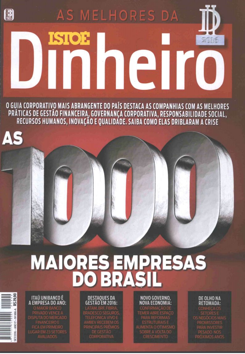 ANUÁRIO AS MELHORES DA ISTO É DINHEIRO: VIDEOLAR-INNOVA ENTRE AS CINCO ...